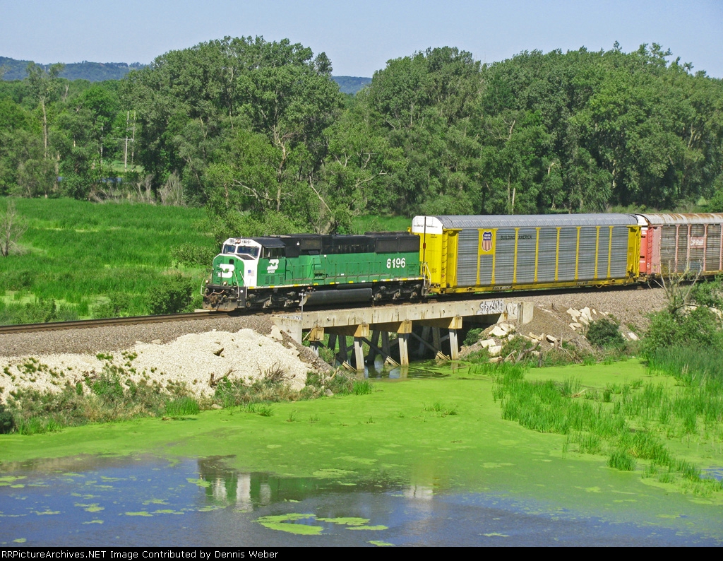 BNSF 8196, BNSF's Aurora Sub.